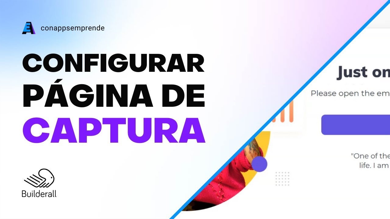 🟢Aprende a configurar PÁGINA DE CAPTURA con Website Builder Builderall ...