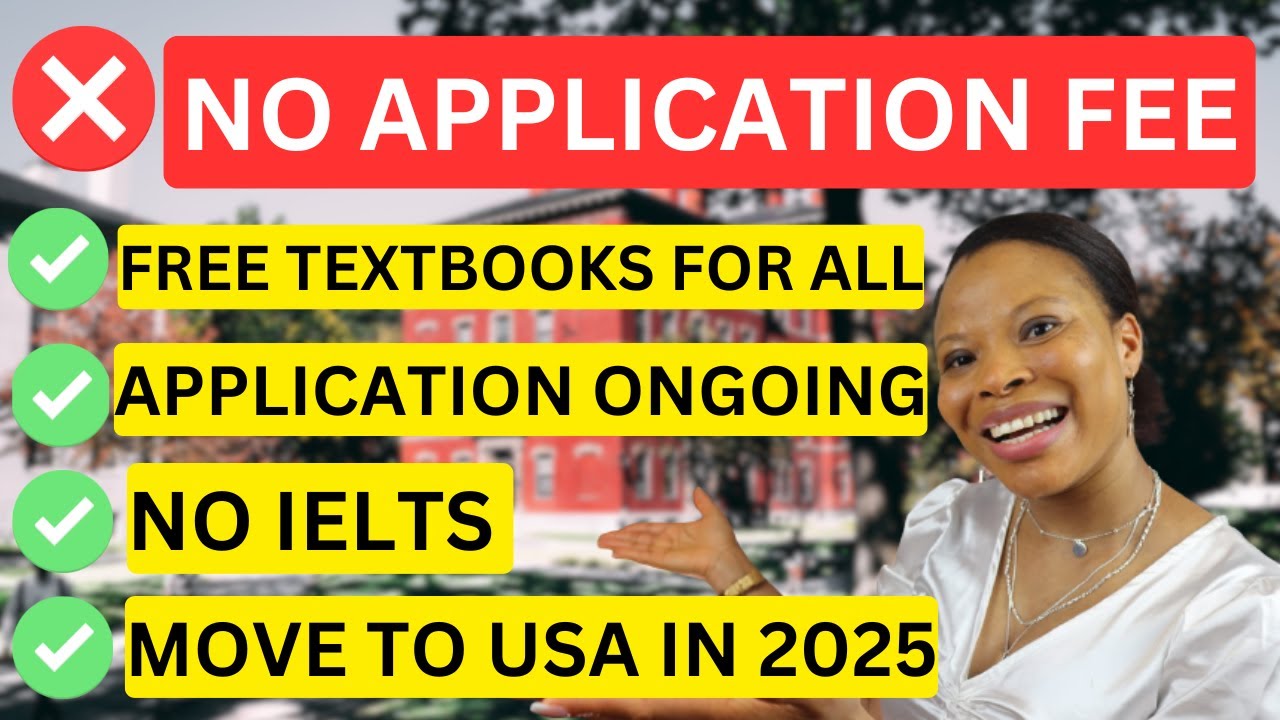 Apply To These USA Universities With No Application Fees 2025 | With ...