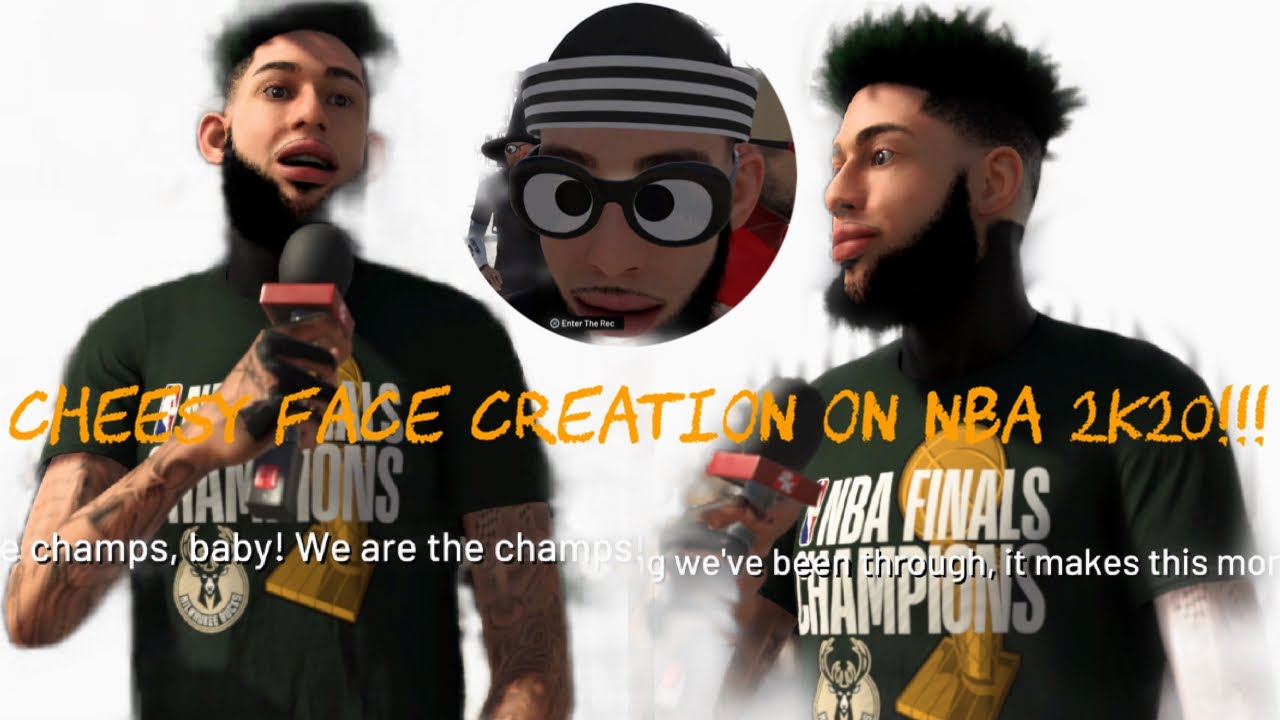 THIS IS THE CHEESY FACE SCAN I MADE IN NBA 2K20... - YouTube