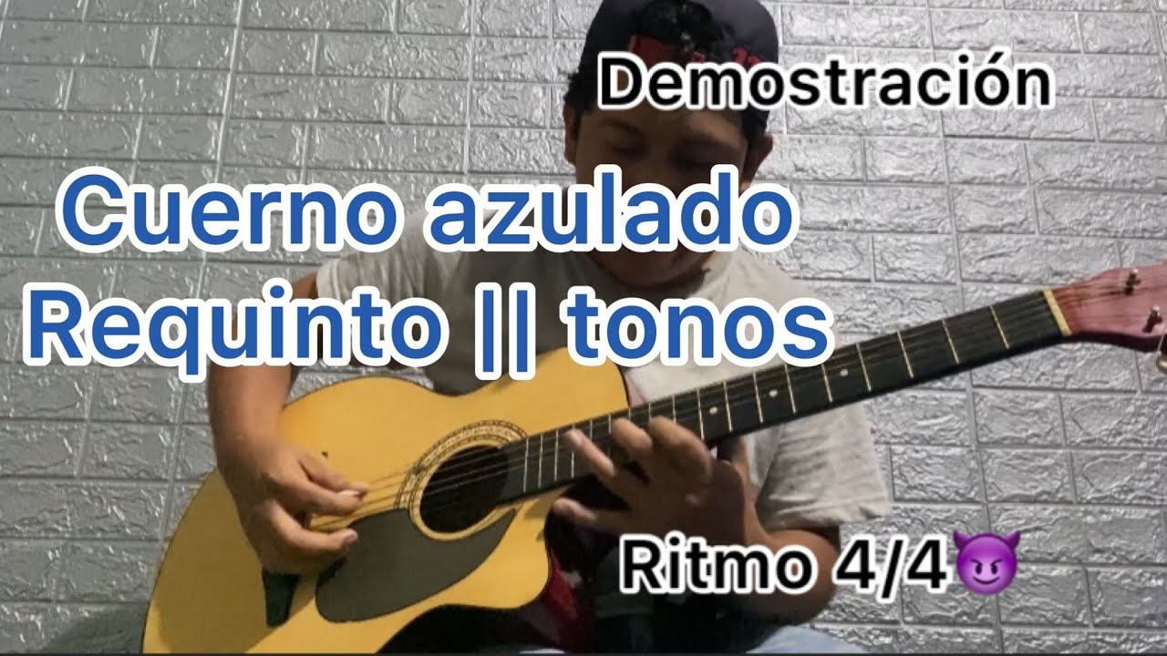 Cuerno azulado || Natanael cano || tutorial || requinto Acordes - Chordify