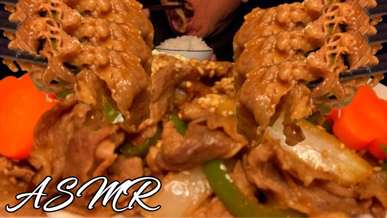 ASMR MUKBANG | 🍖 GRILLED MEAT SET MEAL 🍖 | EATING SOUNDS - YouTube