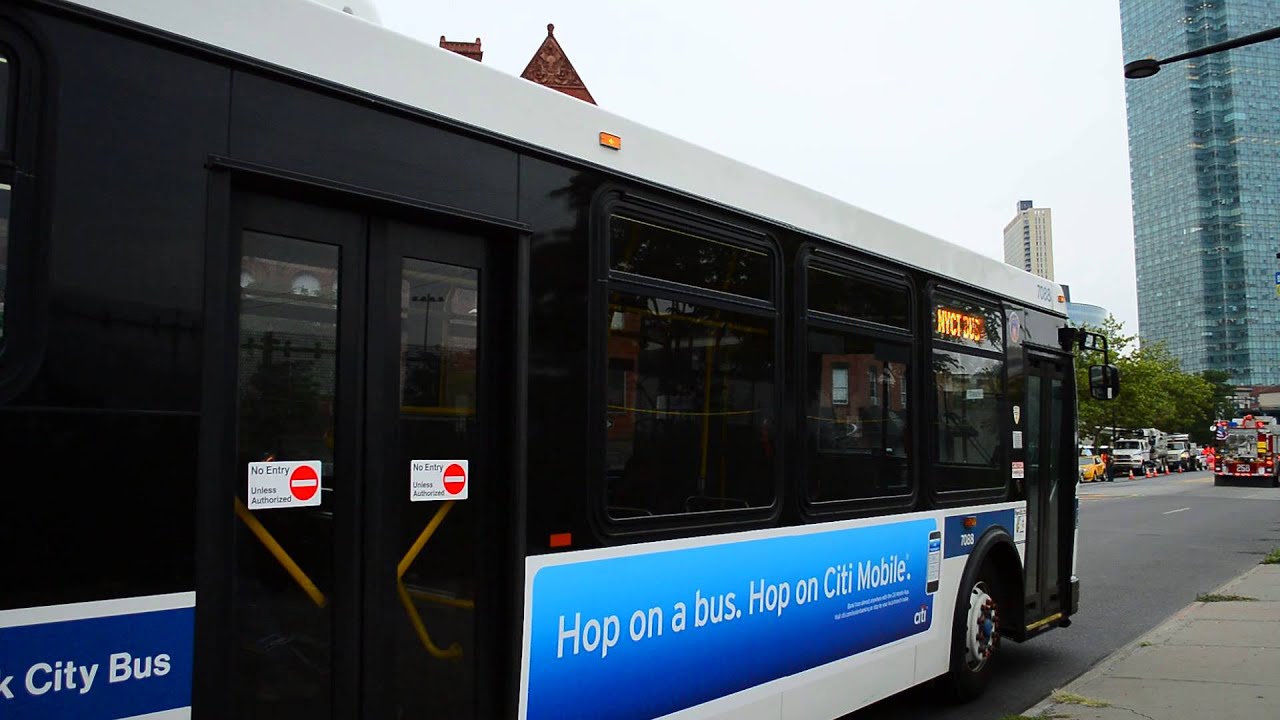 MTA New York City Bus 2011 Orion VII EPA10 / E10 "3G" 7088 On The G ...
