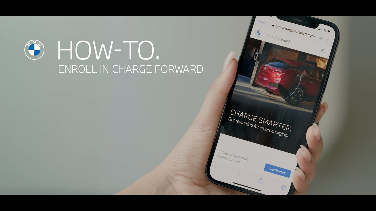 Enrolling in ChargeForward | BMW How-To - YouTube