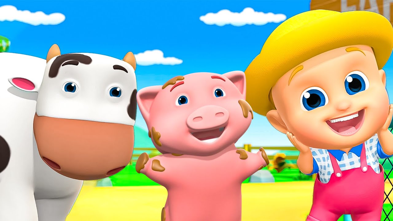 Farmer in the Dell Baby Song + More Nursery Rhymes for Kids - YouTube
