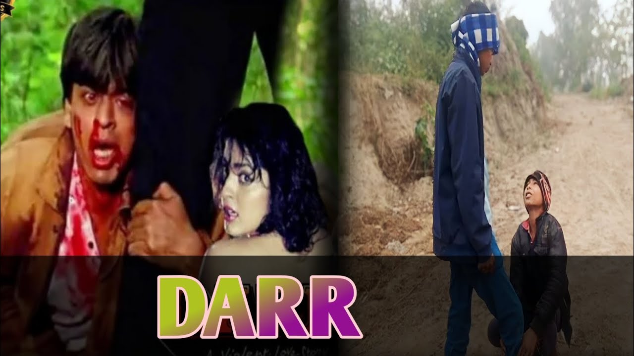 (1993) | Shahrukh Khan | Sunny Deol Dialogue | Darr Movie Best Scene ...