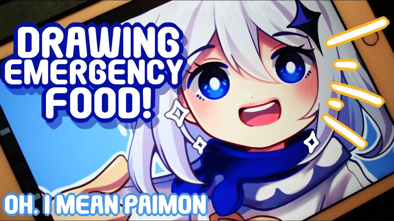 Drawing Emergency Food! |Draw With Me!| - YouTube