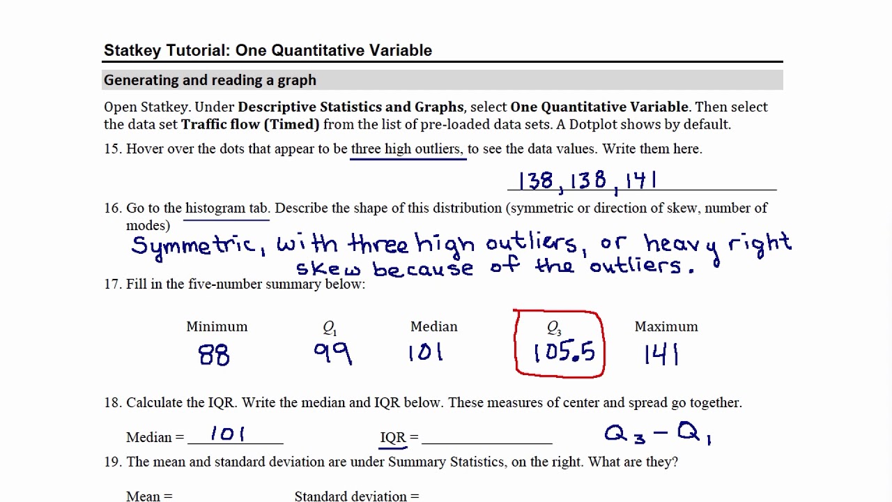 Lock 2 3 Statkey Tutorial One QV - YouTube