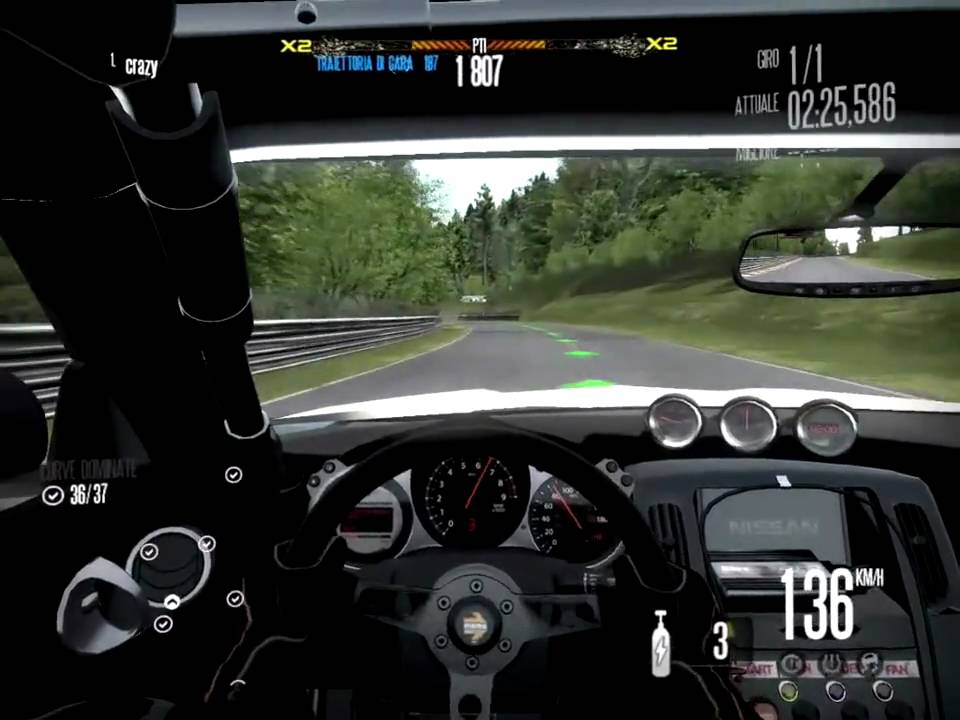 Nissan 370z @ Need For Speed SHIFT Nordschleife Lap Time 7:41:671 Lap ...
