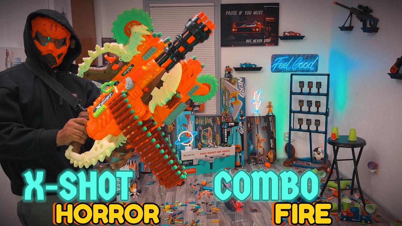 [UNBOXING] Xshot Horrorfire Combo! | Dread Hammer + Doomsday + Reaper X ...