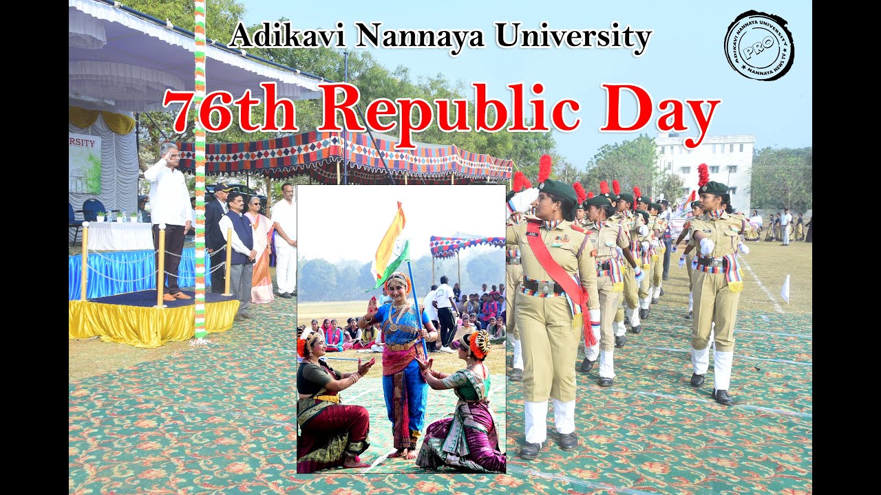 Adikavi Nannaya University | 76th Republic Day Celebrations - YouTube