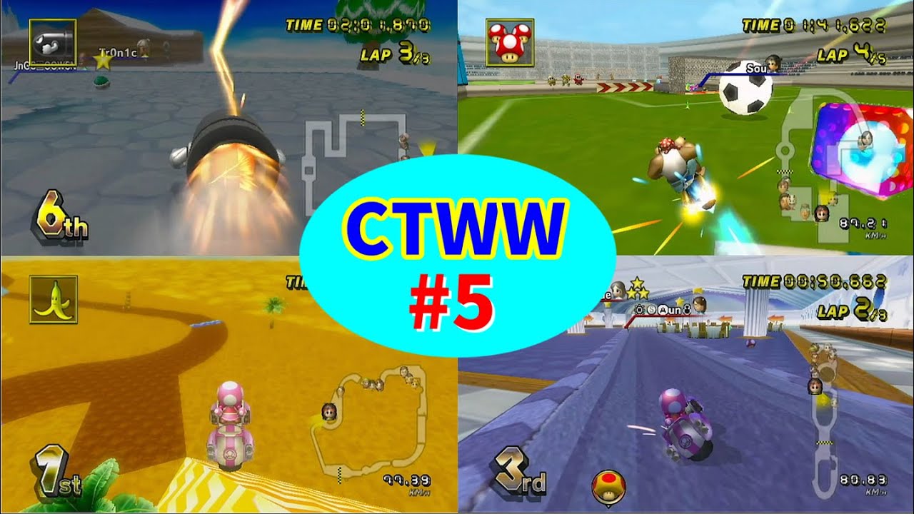 【MKW CTWW】Serected Races #5 (July 2022) - YouTube