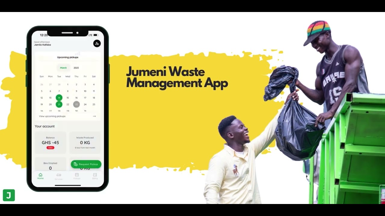 Jumeni Waste Management App - YouTube