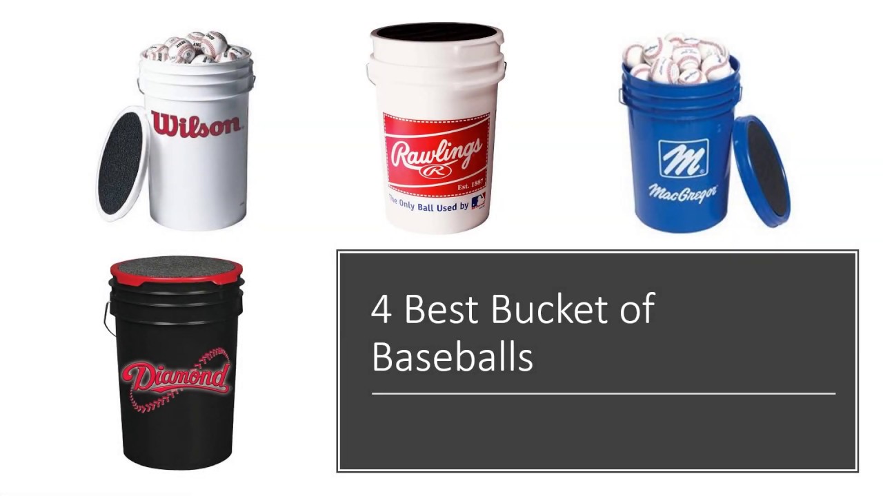 4 Best Bucket of Baseballs - Wilson A1030, MacGregor 79P, Rawlings ...