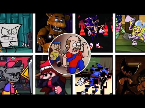 FNF Run!! but everyone sings it 🎶(FNF run!! but every turn a different ...