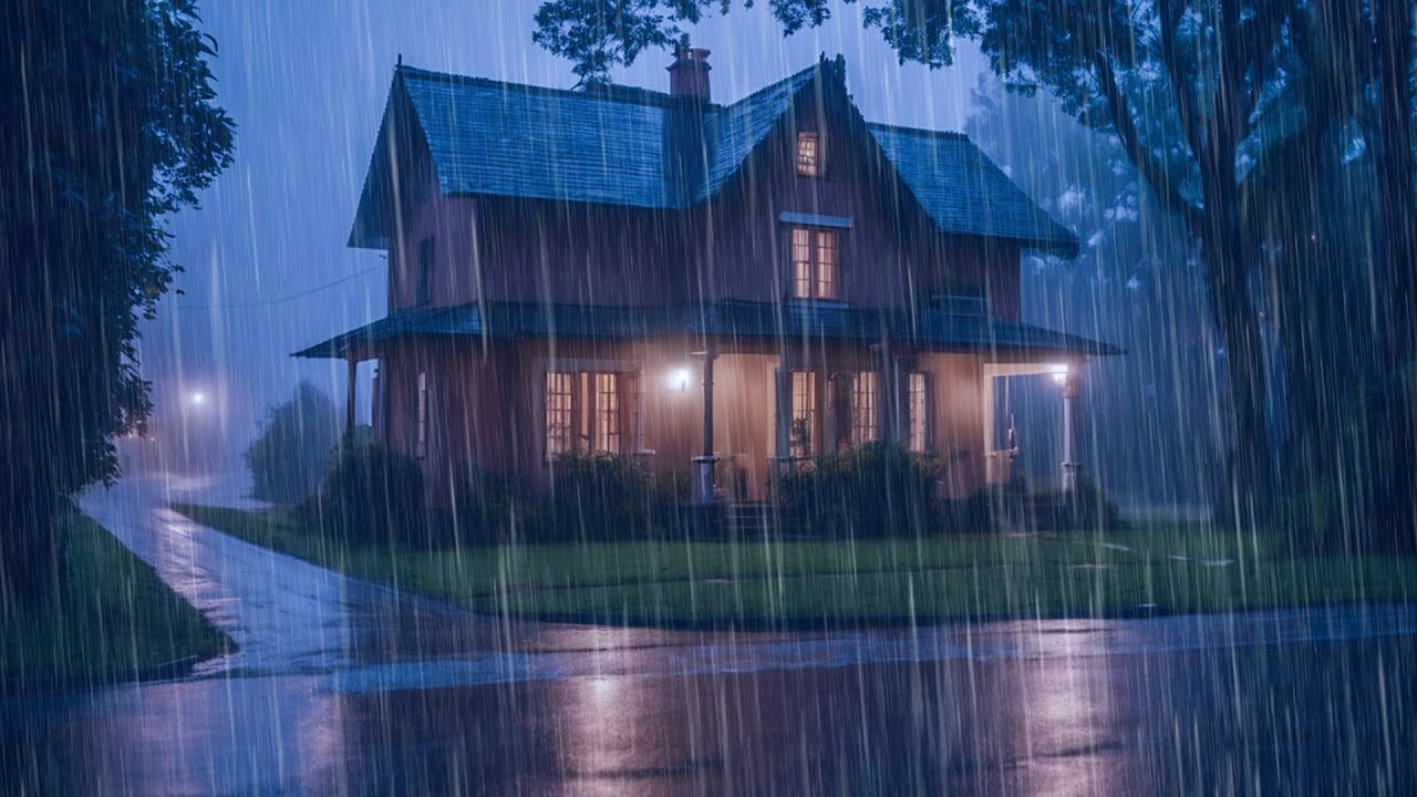 10 Hours of Gentle Night Rain: Beat Insomnia | Natural Rain Sounds for ...