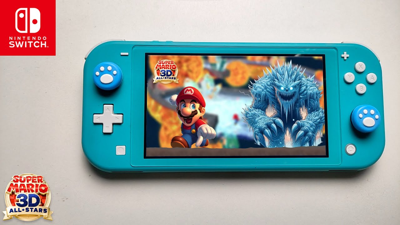 Super Mario 3D All-Stars Freezeflame Galaxy On Nintendo Switch Lite ...