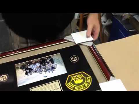 Badge Frame packing and shipping procedures and information. - YouTube