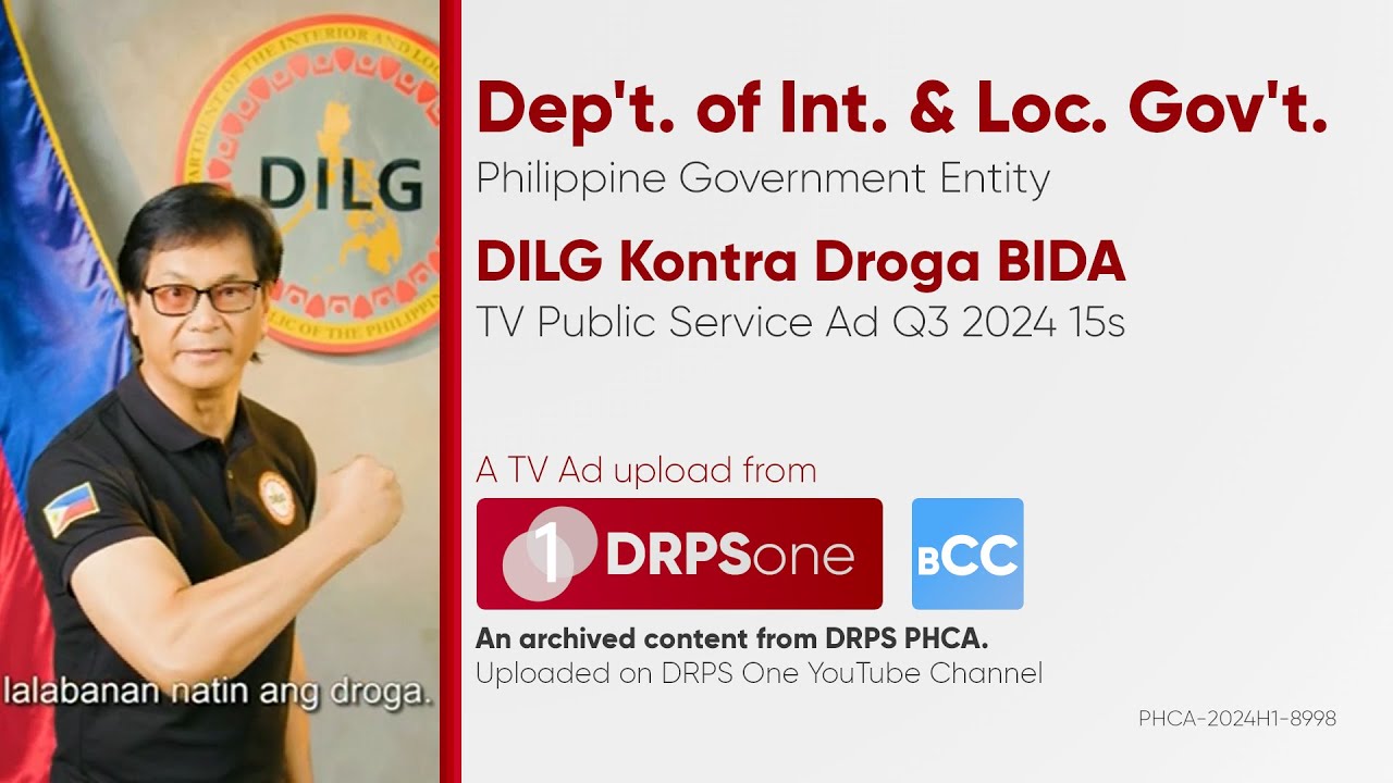 DILG Kontra Droga BIDA TV Public Service Ad Q3 2024 15s [BCC] - YouTube