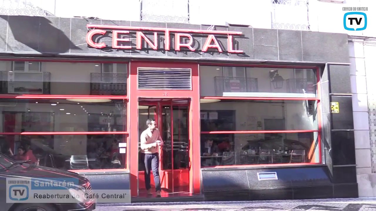 Reabriu o Café Central em Santarém - YouTube