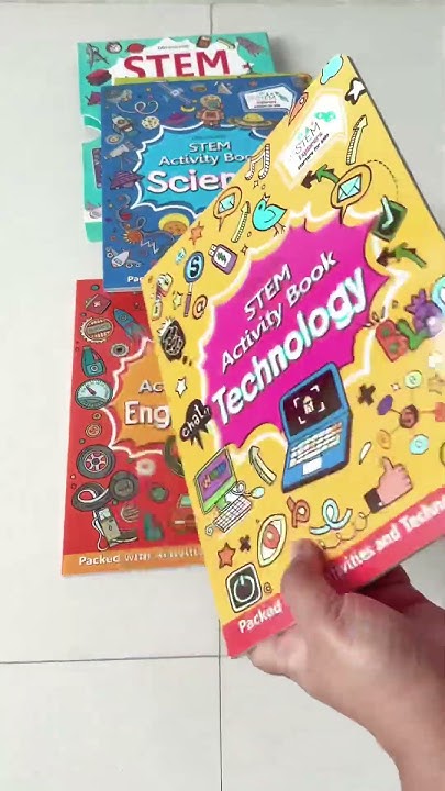 Stem Activity 4 Books Pack -Science, Technology, Engineering Maths| 365 ...