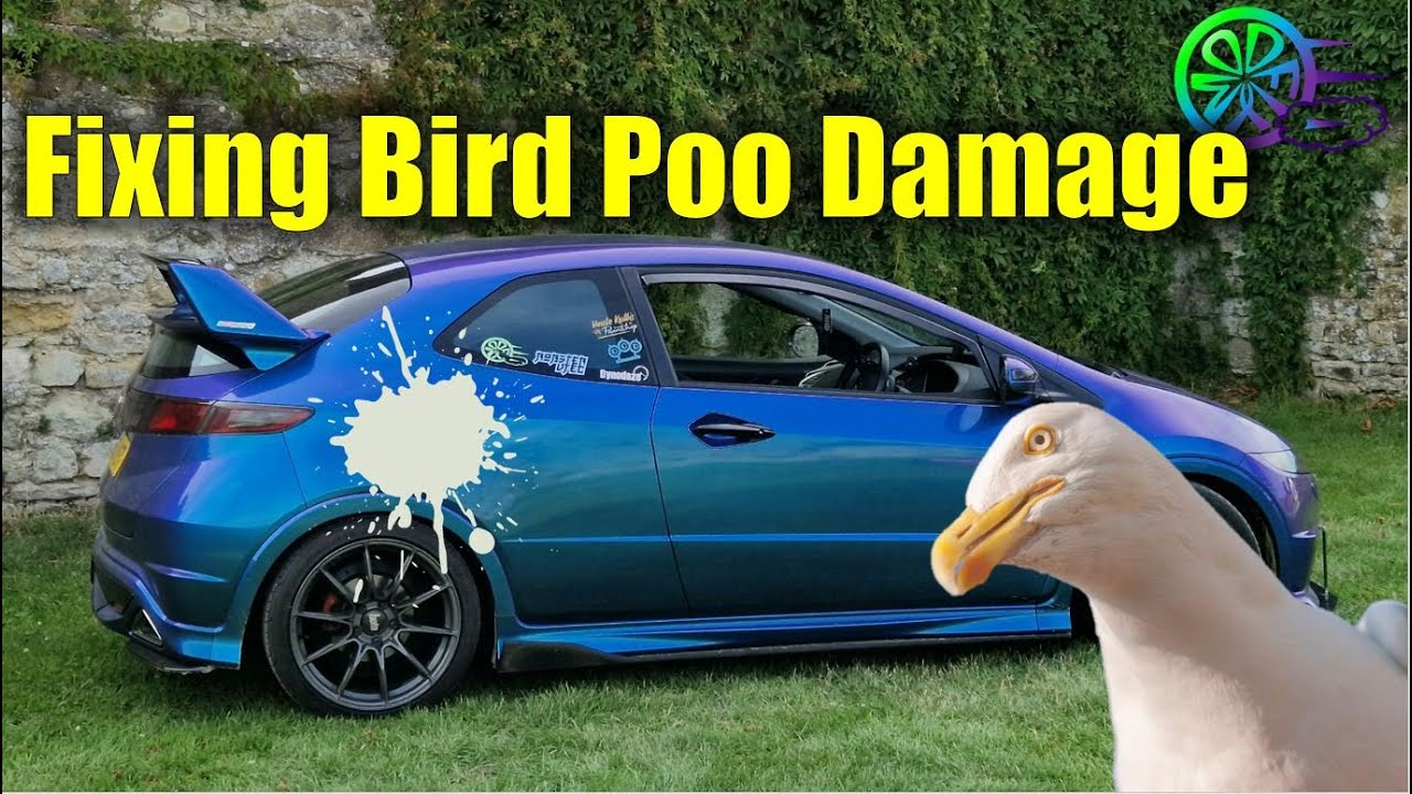 Repairing Bird Poo Damage on Liquid Wrapped FN2 - YouTube