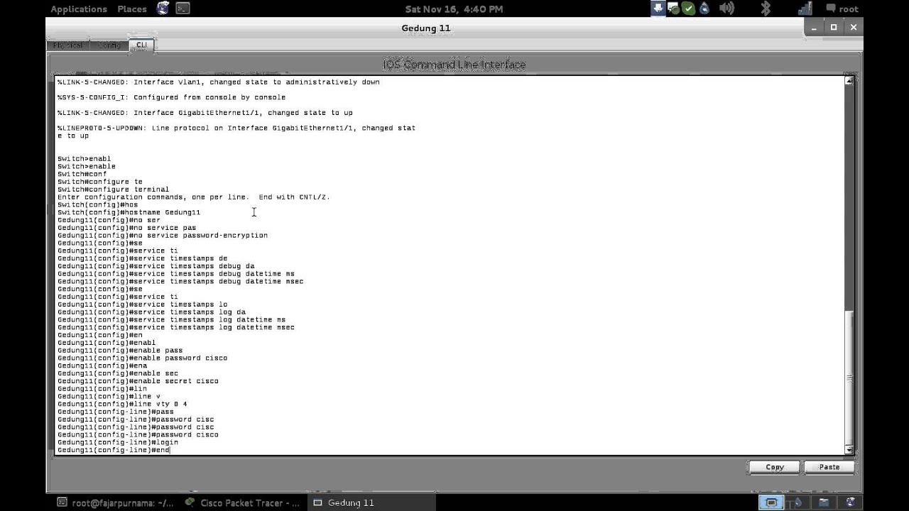 2 Debugging and Password Packet Tracer PUSPEM Badung - YouTube