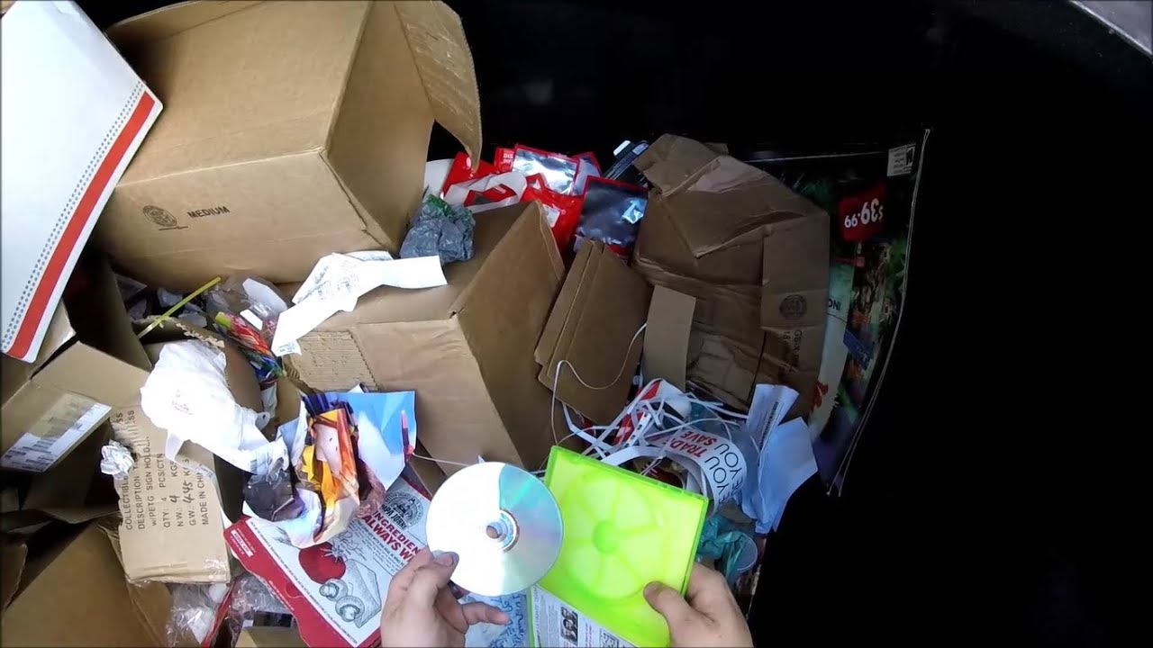 Dumpster Diving Gamestop, and recycling bins. Week 28 - YouTube