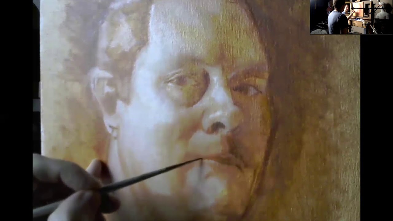 Painting a Self-Portrait in Oil: Timothy Joseph Allen Demo, Session V ...