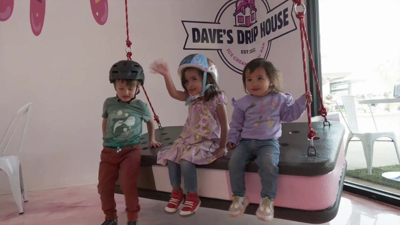 Dave's Drip House opens with unique ice cream treats - YouTube
