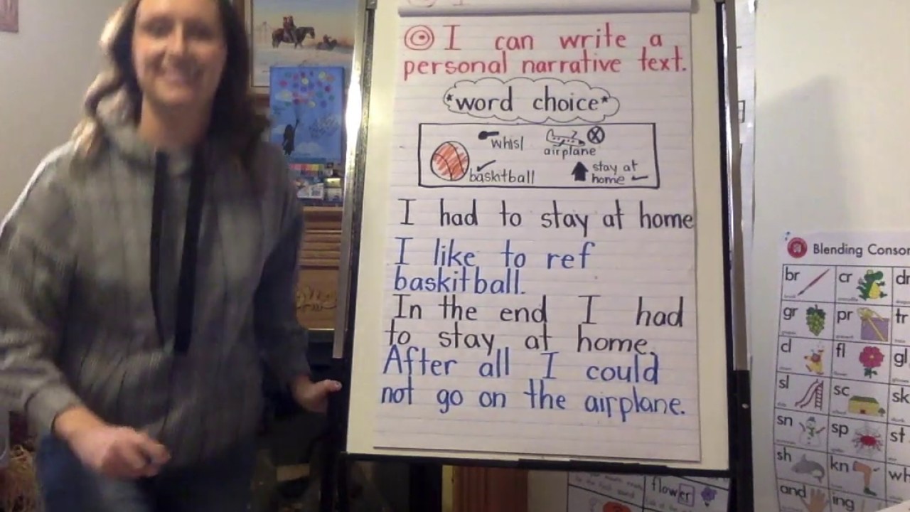 Personal Narrative Writing, Video 2 - Word Choice - YouTube