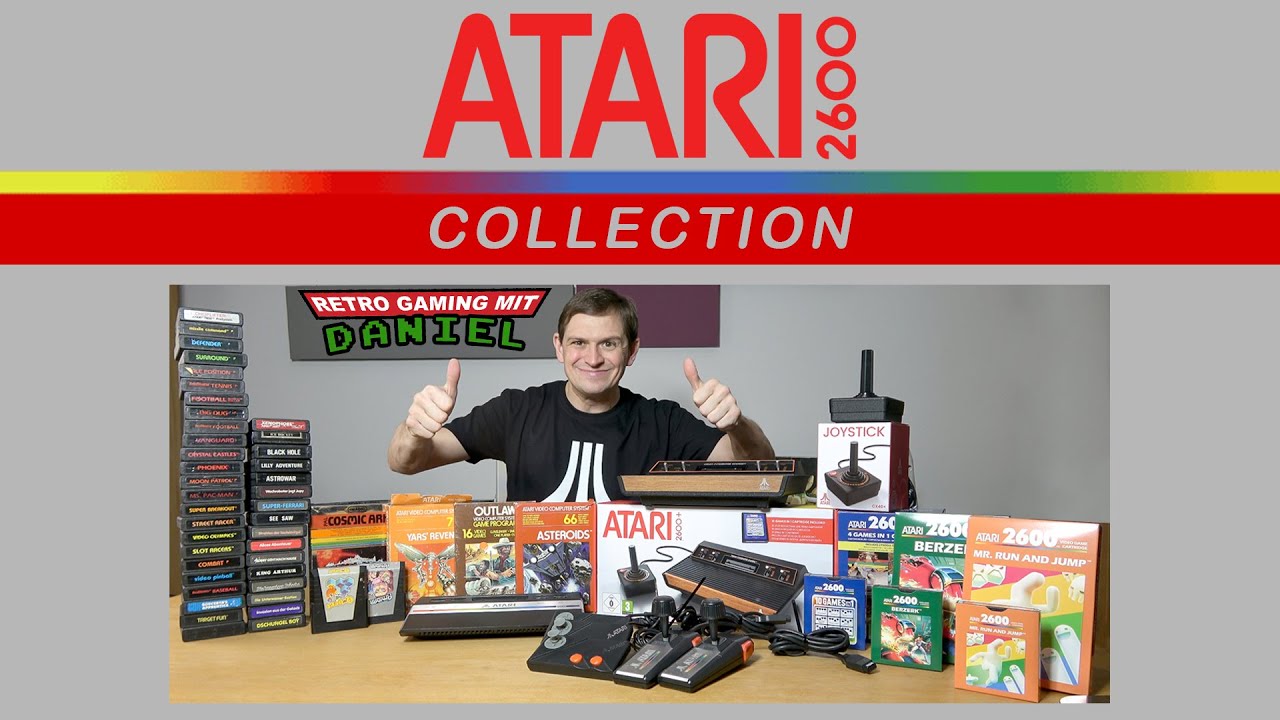 Meine Atari 2600 Collection + der Neue Atari 2600+ #atari #retrogaming ...