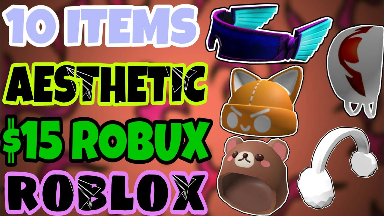 10 ITEMS UGC AESTHETIC VERSI 15 ROBUX! #2 | ROBLOX - YouTube