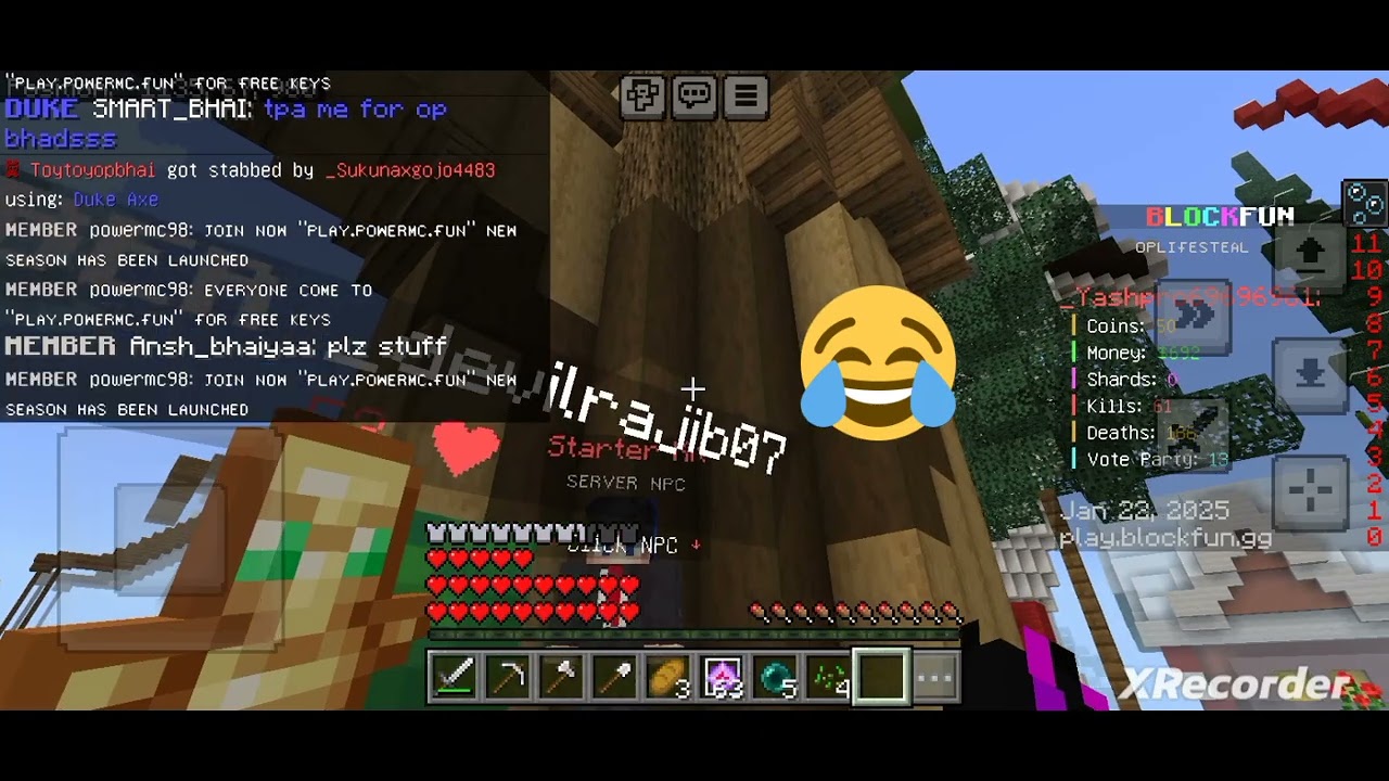 play.blockfun.gg Join now server in Minecraft best server - YouTube
