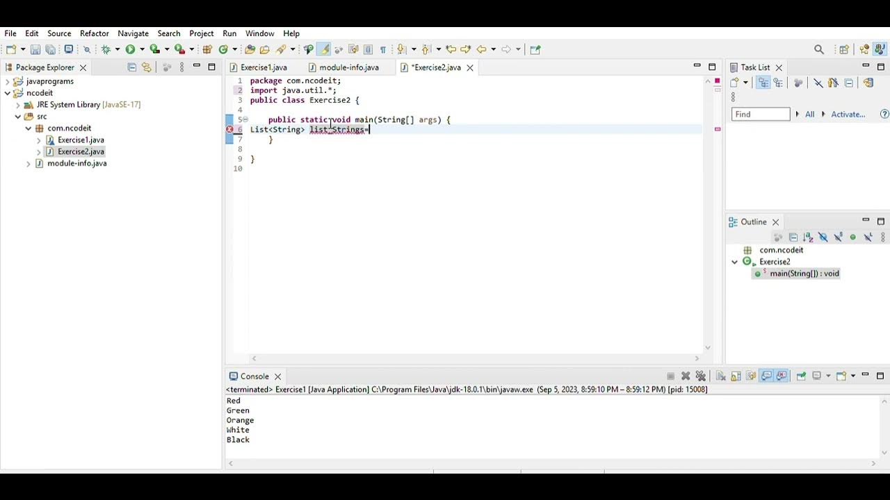 java Workspace ncodeit src module info java Eclipse IDE 05 Sep 23 9 00 18 PM - YouTube