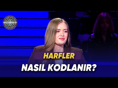 Harfler kodlanırken genellikle hangisinin adları kullanılır? - Kim Milyoner Olmak İster? 1195. Bölüm