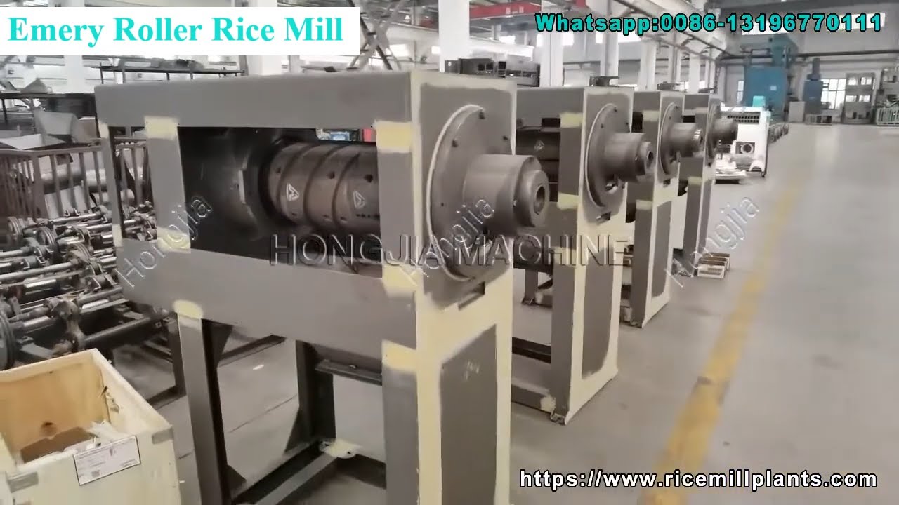 Emery Roller Rice Mill | Rice Processing Machine in Rice Mill Plant # ...