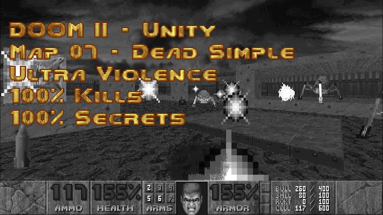 Doom II (Unity) - Map 07: Dead Simple - UV-Max - 00:56:69 - YouTube