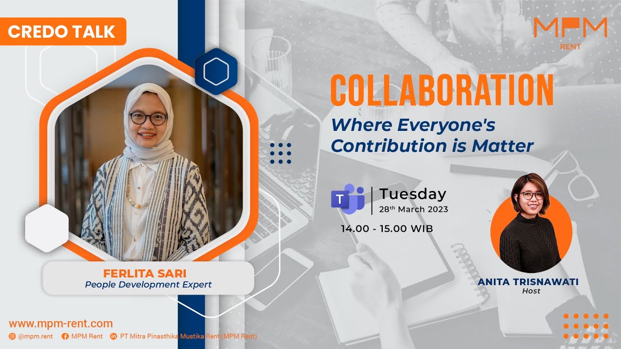 Credo Talk - Collaboration: Where Everyone's Contribution Is Matter - YouTube