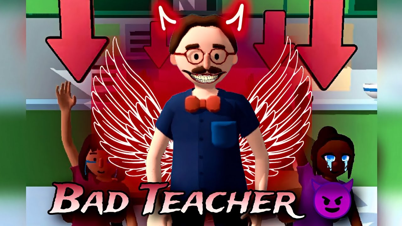 I become BAD Teacher in 'TEACHER SIMULATOR' 😈 - YouTube