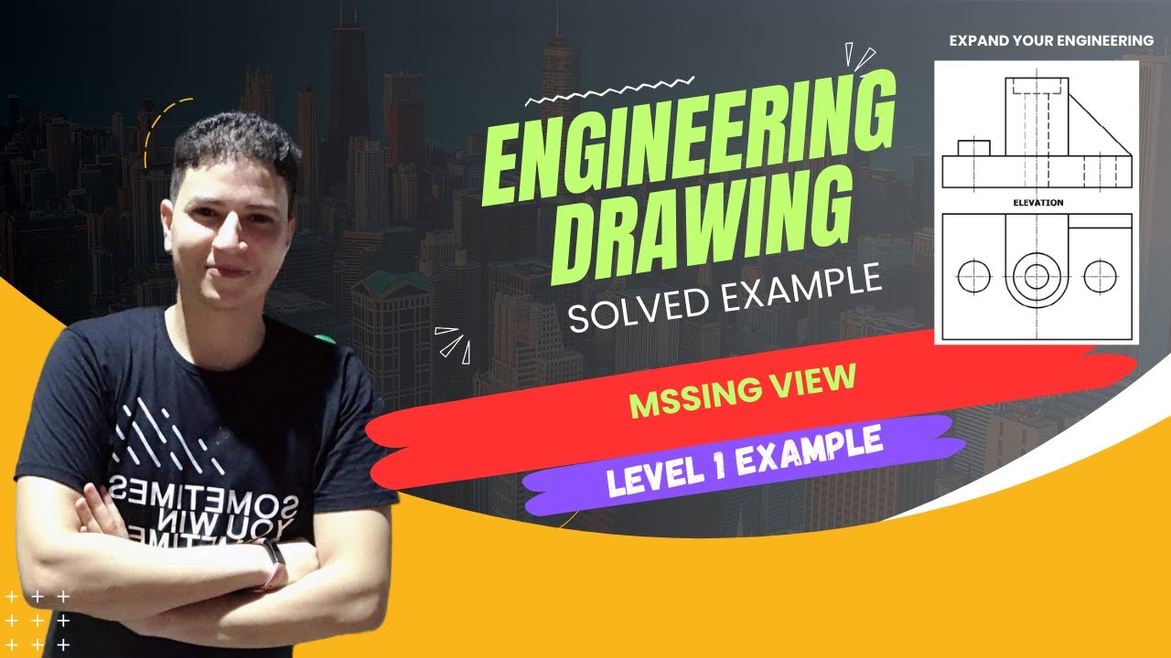 Missing view solved Example no. 2 |مثال 2 محلول على استنتاج المسقط ...
