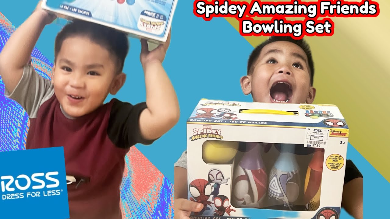 Spidey Amazing Friends Bowling Set I Noah’s Toy Review| ROSS Stores 🇺🇸 ...
