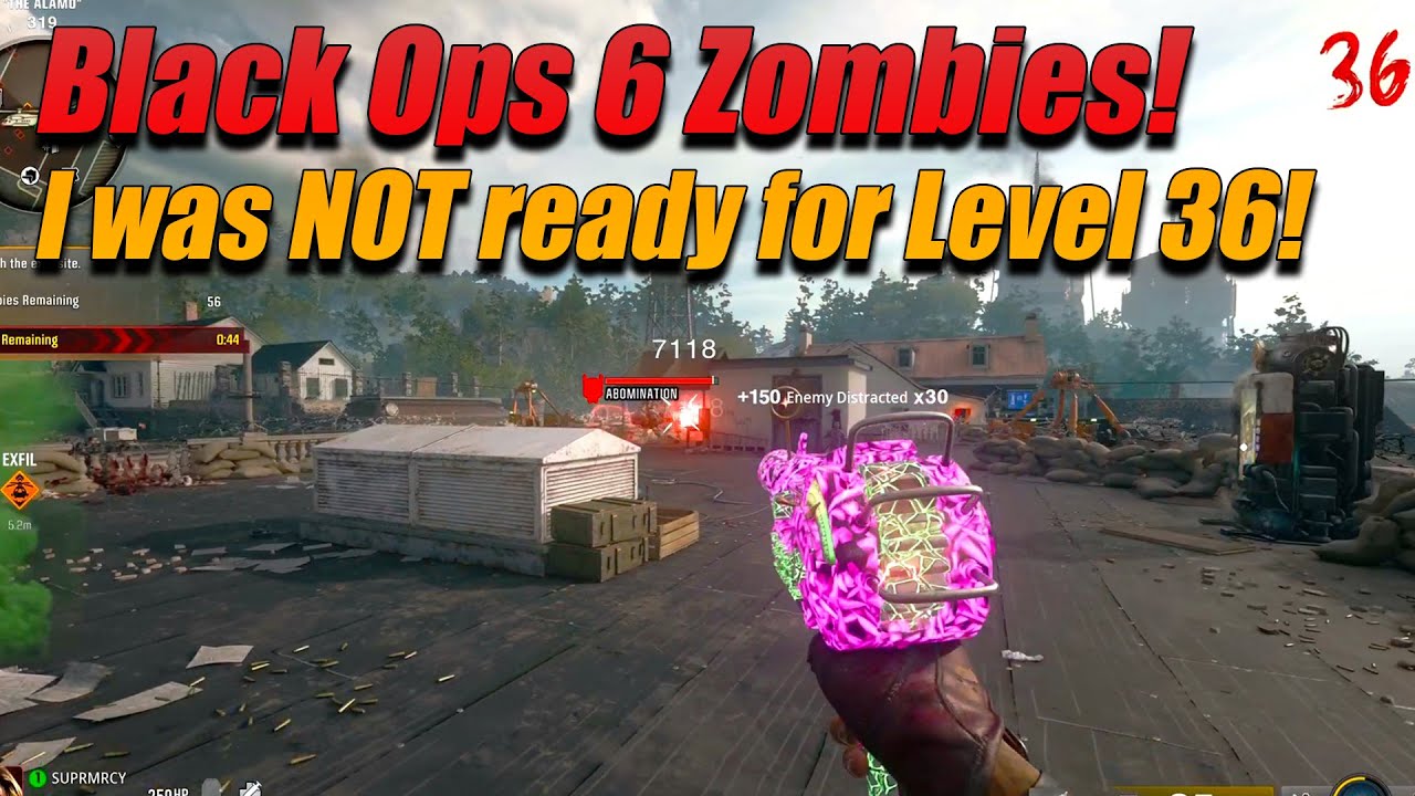 I was NOT ready for Round 36! Black Ops 6 Zombies - YouTube