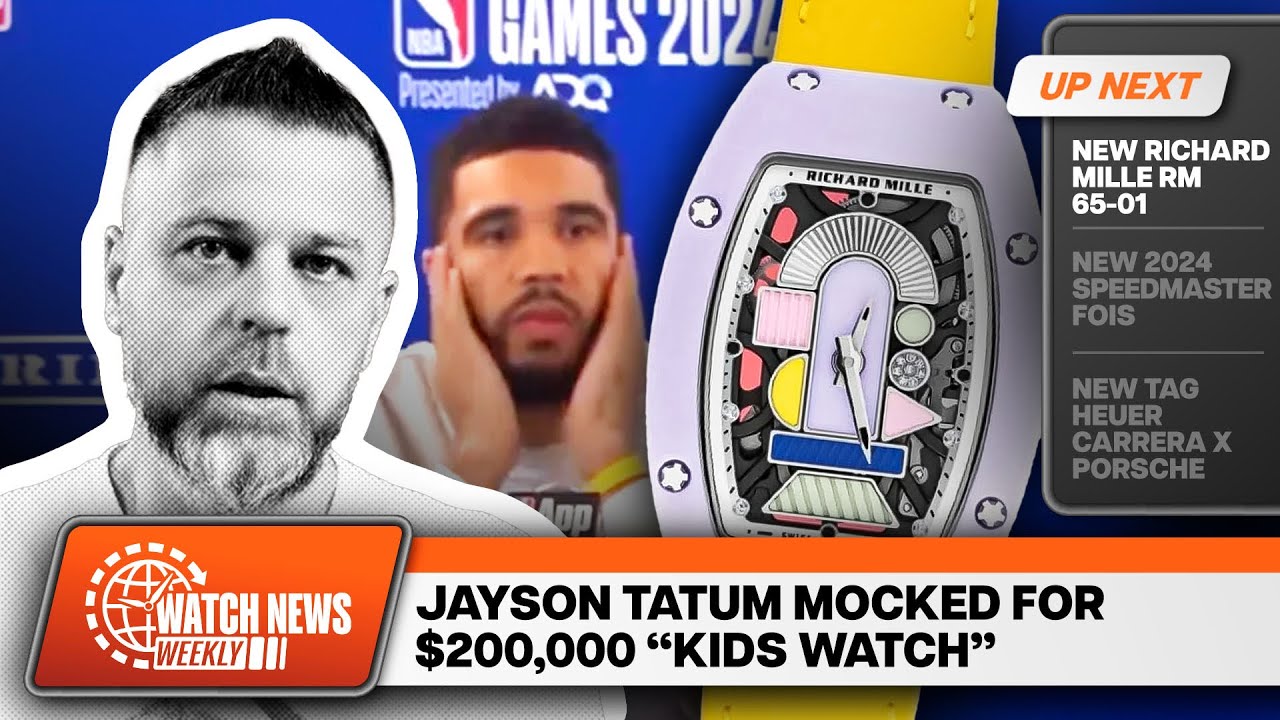 Jayson Tatum Mocked for $200,000 “Kids Watch” | Watch News Weekly - YouTube