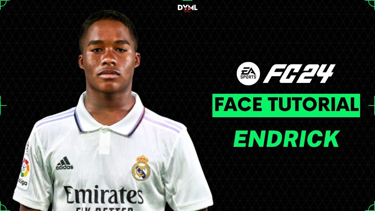 FC 24 | Endrick - Real Madrid | Face Tutorial | How To Create | Oyuncu ...