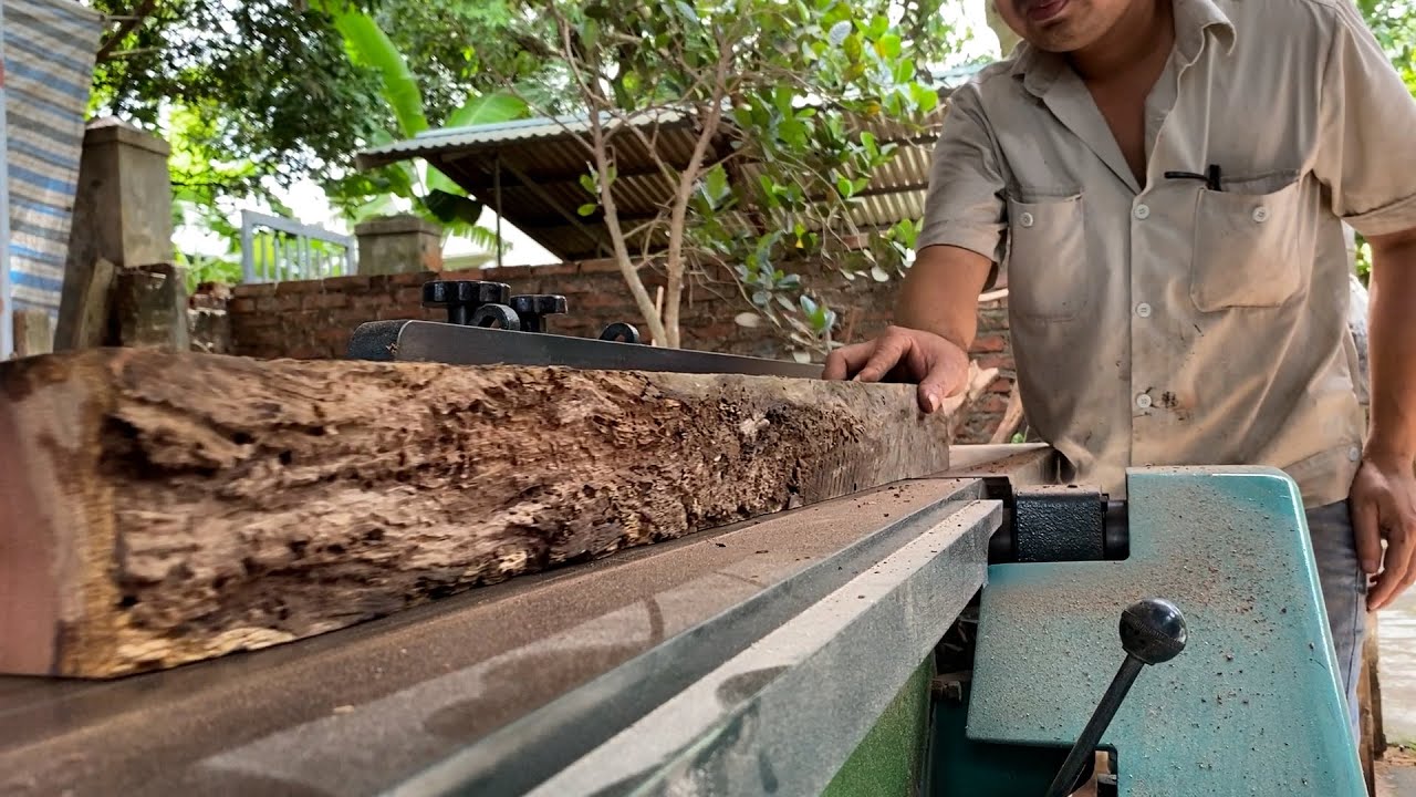 Using Old Wooden Bars To Create A Unique And Neat Table And Chair Set//Creative Skills Of ...