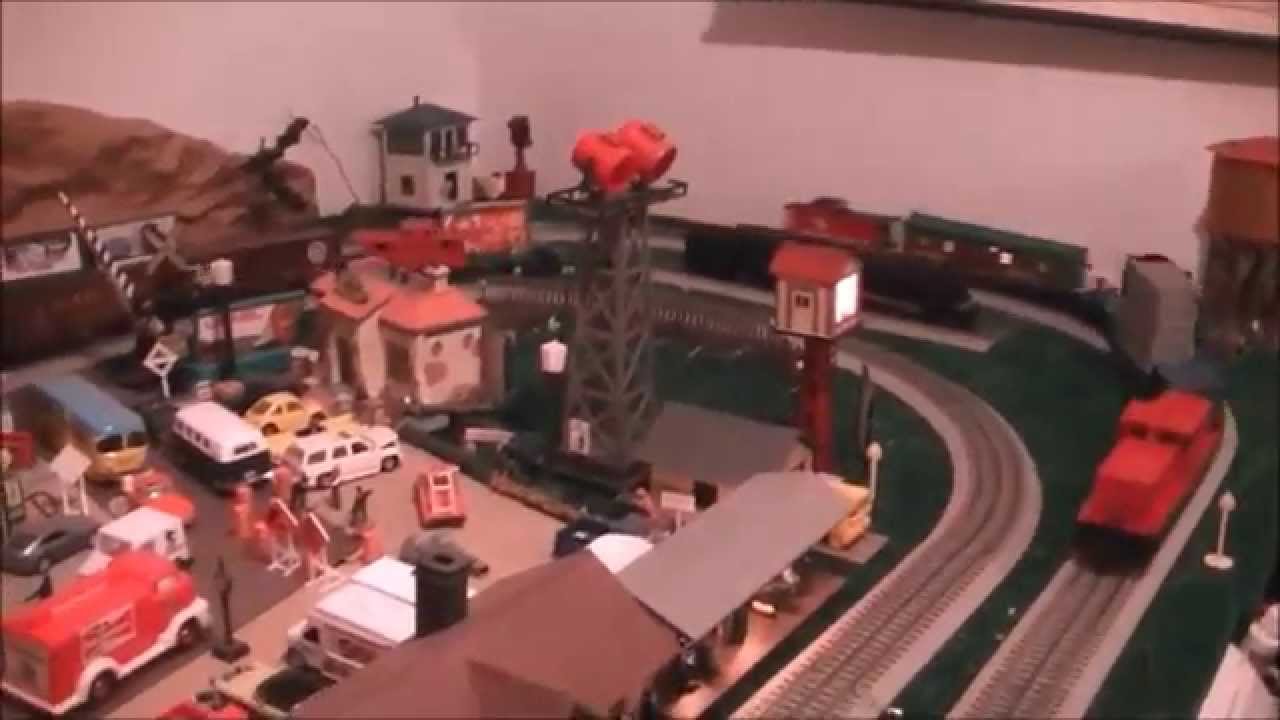 Last run of the layout running postwar Lionel Trains. - YouTube