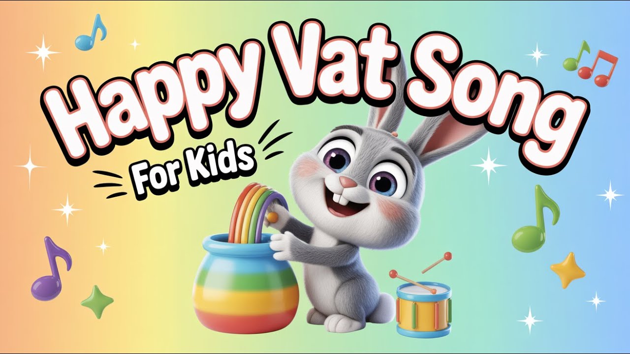 Happy Vat Song for Kids | Fun Cartoon & Nursery Rhyme - YouTube