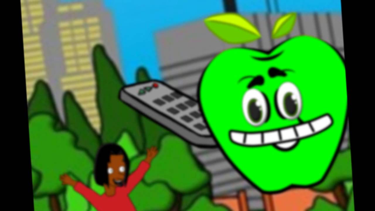 BAD ASS GREEN APPLE IN SPACE - YouTube