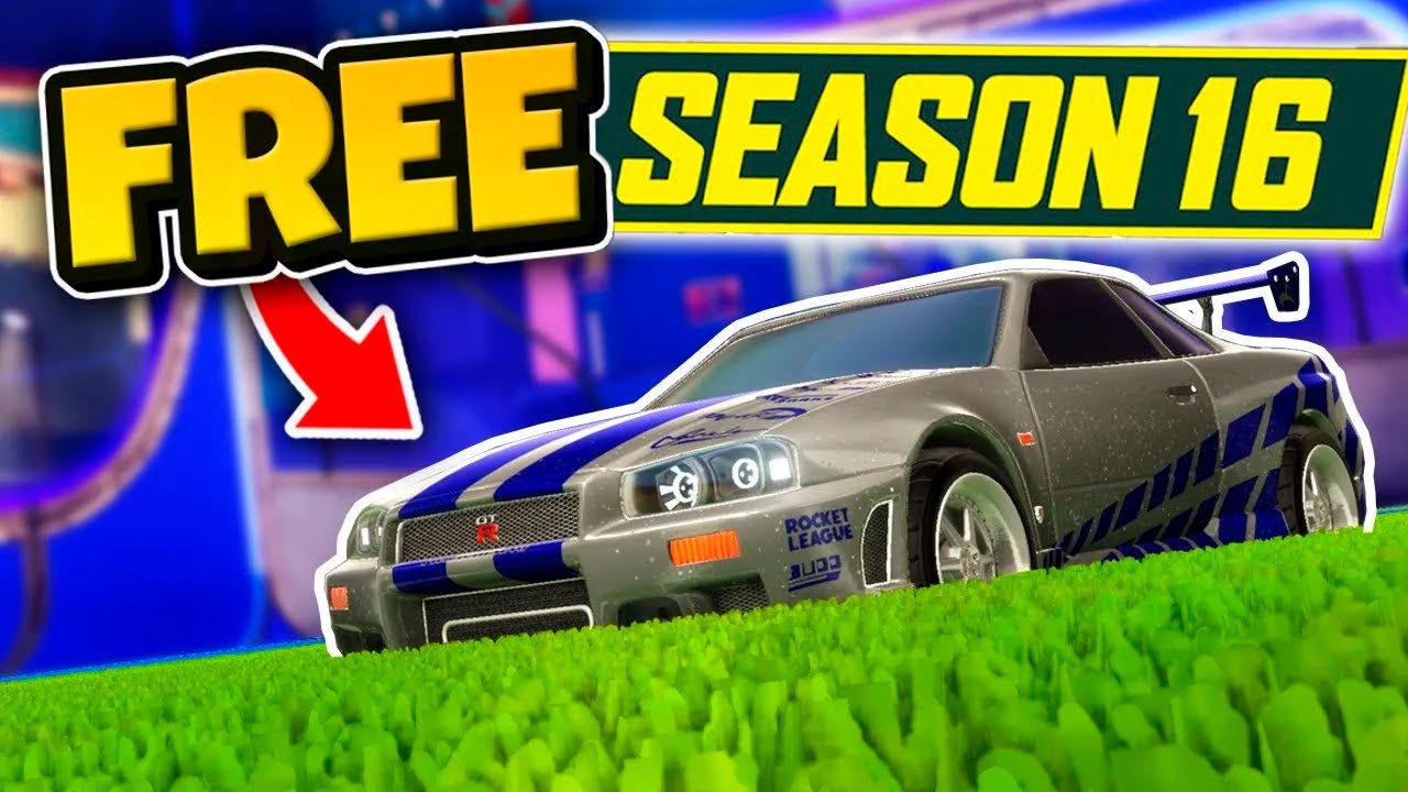 SKYLINE R34 For FREE In Season 16! (ROCKET LEAGUE!) - YouTube