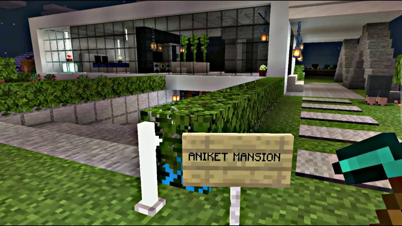 Luxurious mansion in Minecraft || Creative mode 🤖 - YouTube